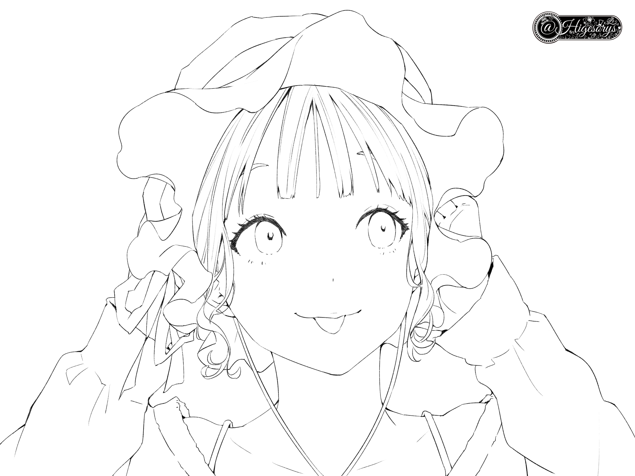 ☆Hot spot☆(線画) - ibisPaint