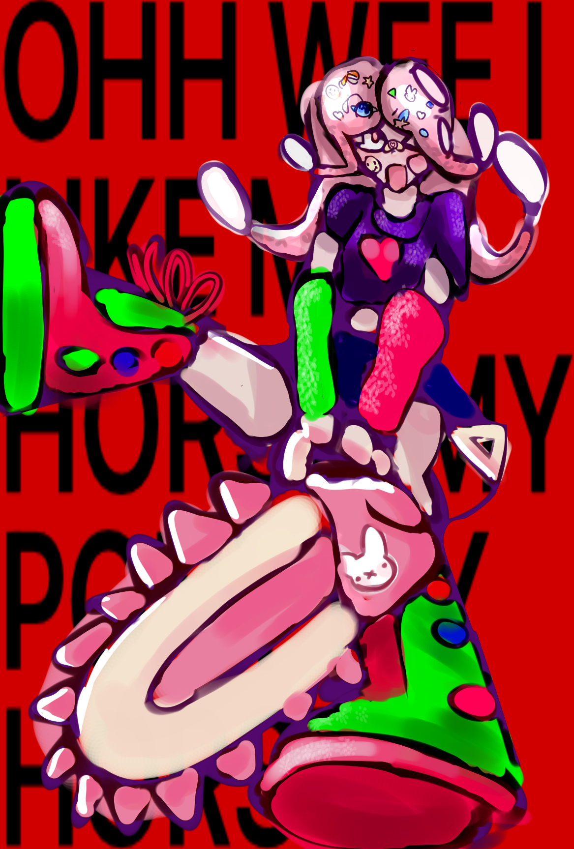 Ohh wee I like my horse,my pony my horse - ibisPaint