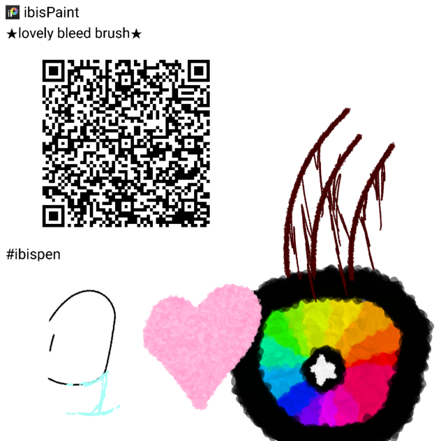 ★lovely bleed brush★ - ibisPaint