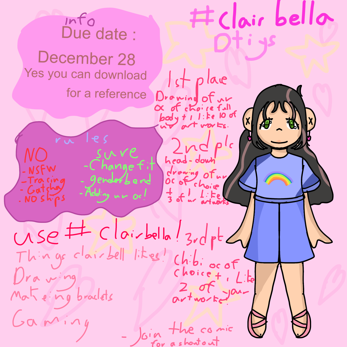 #ClairbellaDtiys! info - ibisPaint