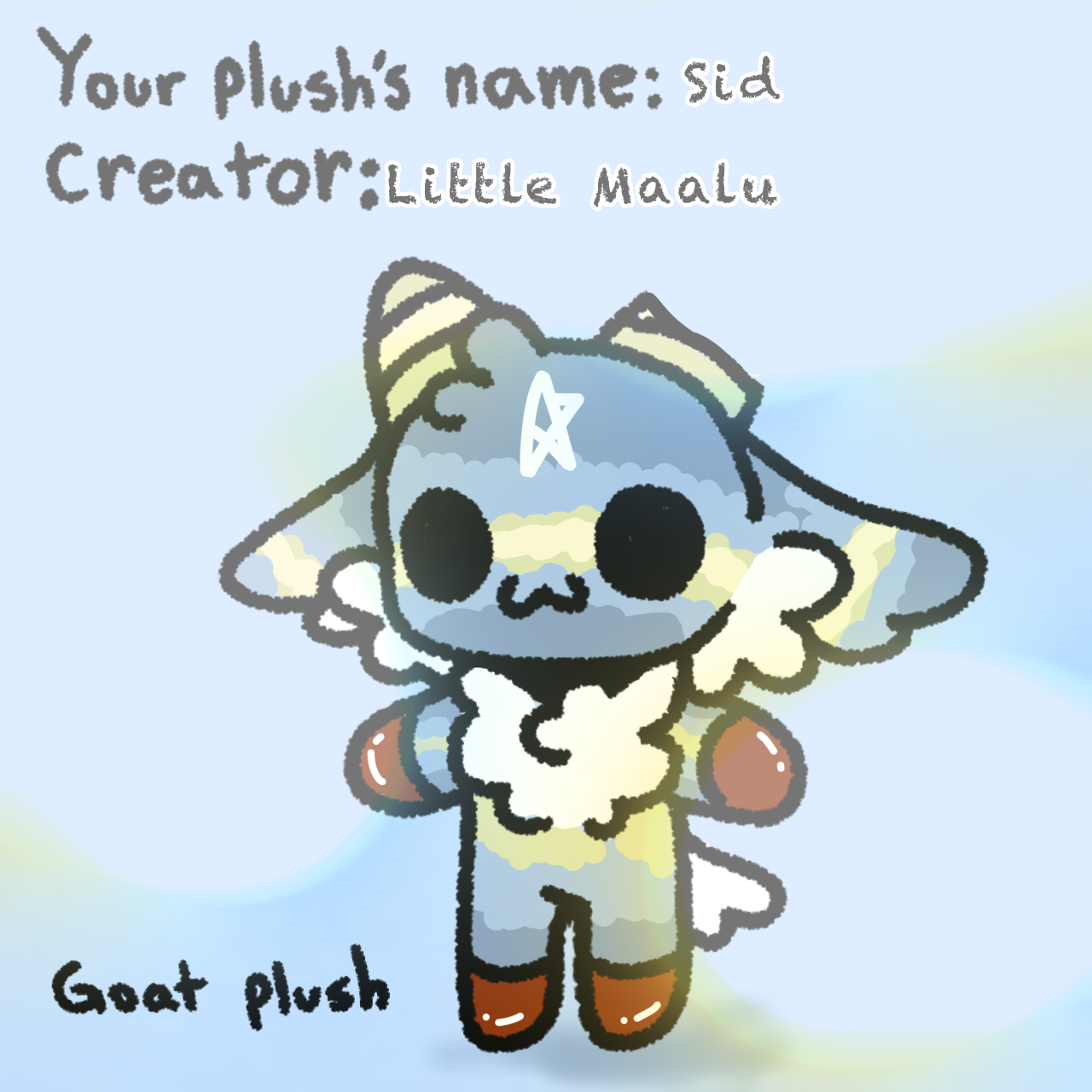 Goat Plushie - ibisPaint