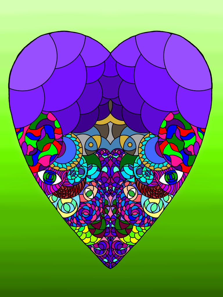 Intricate Heart - ibisPaint