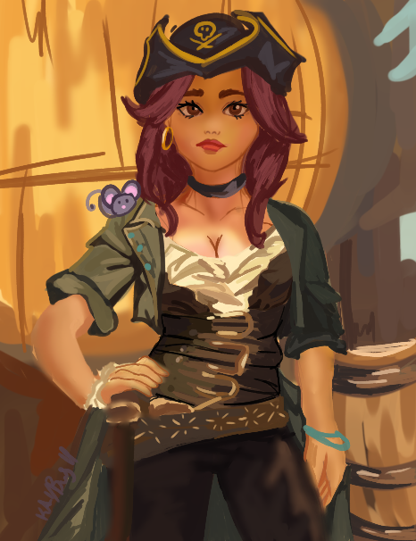 pirate girllllll - ibisPaint
