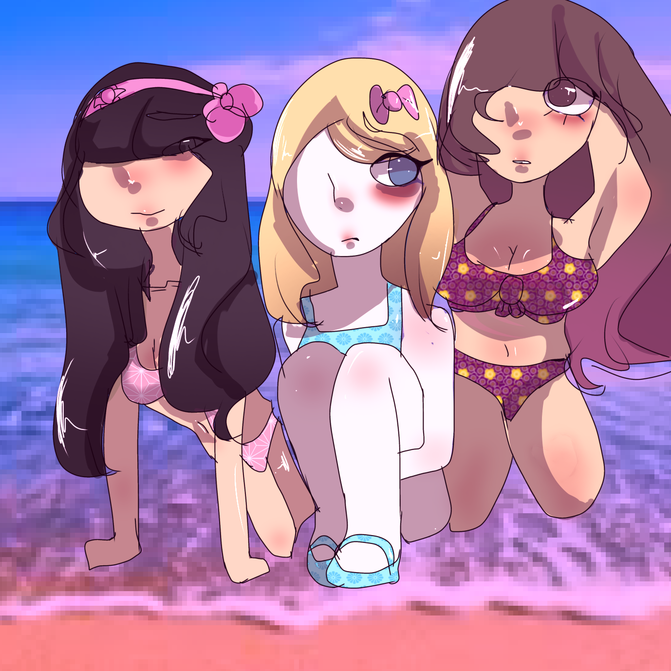 Beach models - ibisPaint