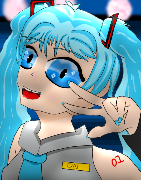 Miku ( shaded ) - ibisPaint