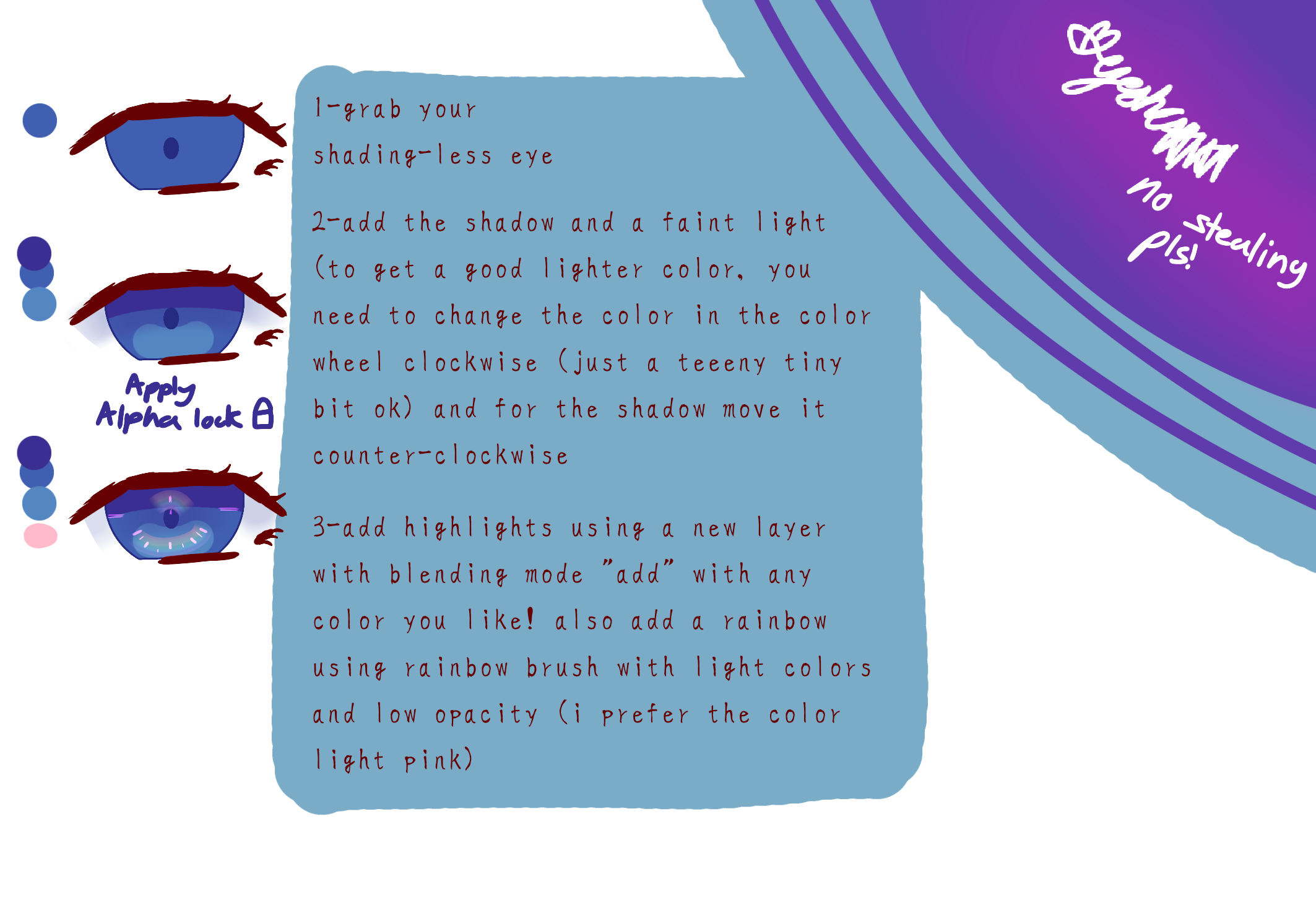 how 2 shade eyes my way - ibisPaint