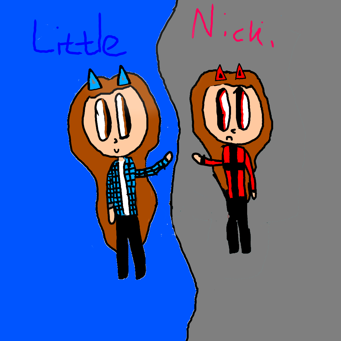 Little Nick drawing YouTube #1 - ibisPaint