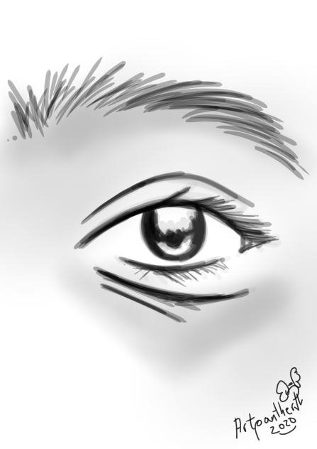 Practica ojos 1 - ibisPaint