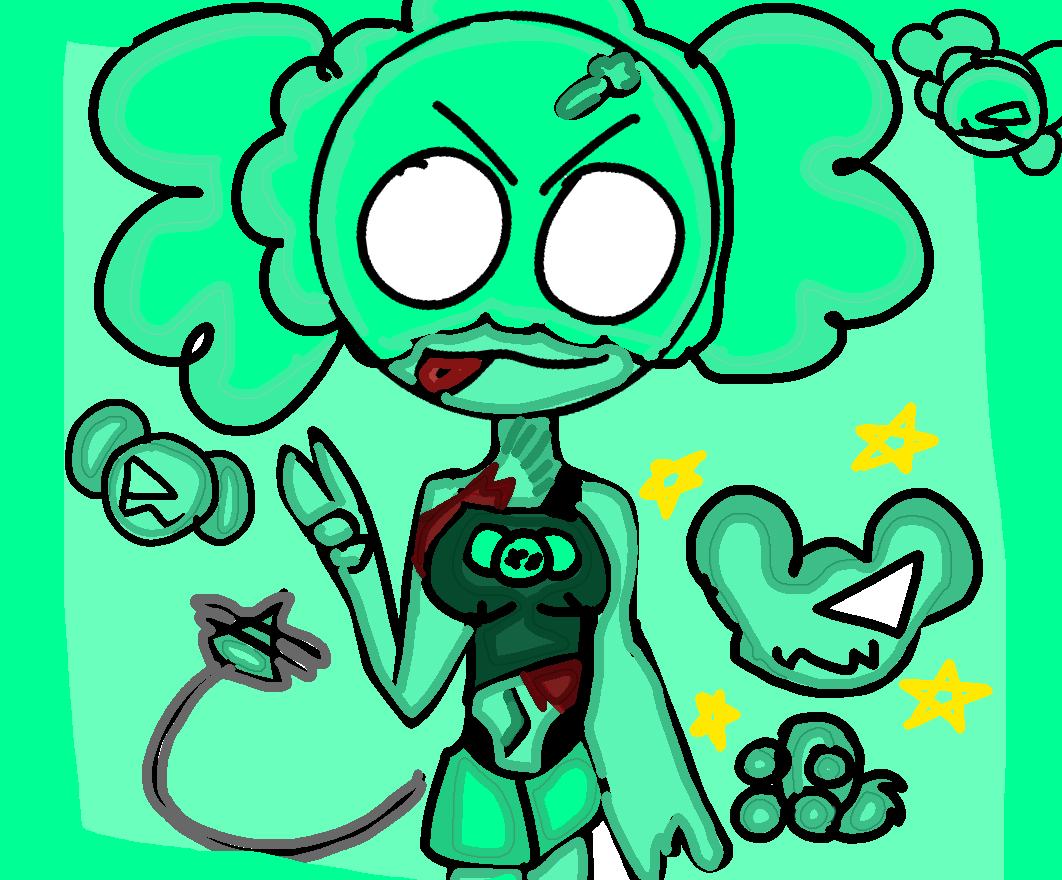 Zombie grill - ibisPaint