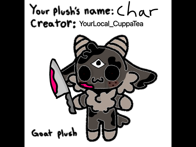 Goat plushie! - ibisPaint