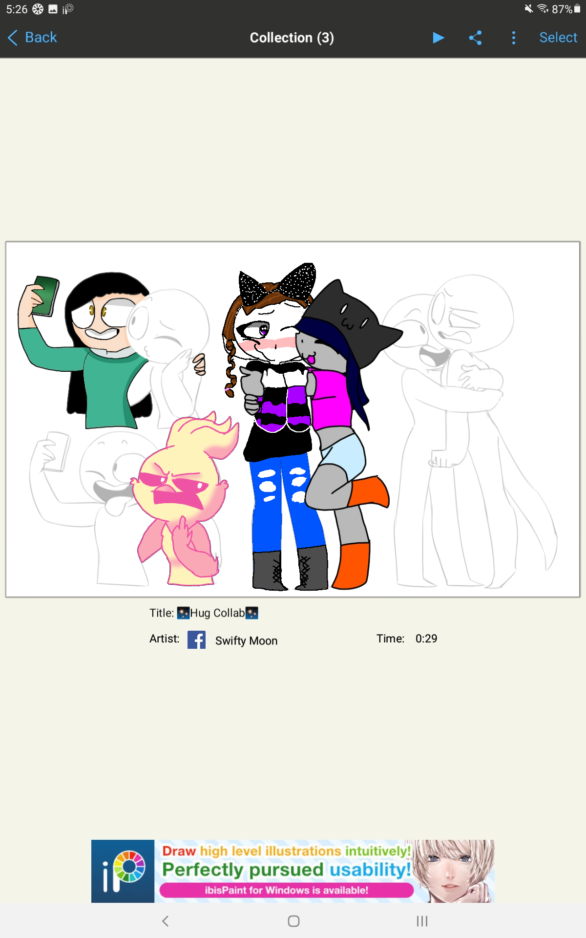 Little Collab with Smiling Critters - ibisPaint