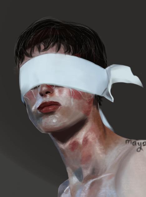 blind guy - ibisPaint