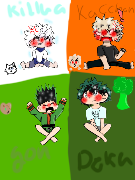 mha meets hxh - ibisPaint