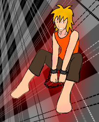 evil boy in chains - ibisPaint