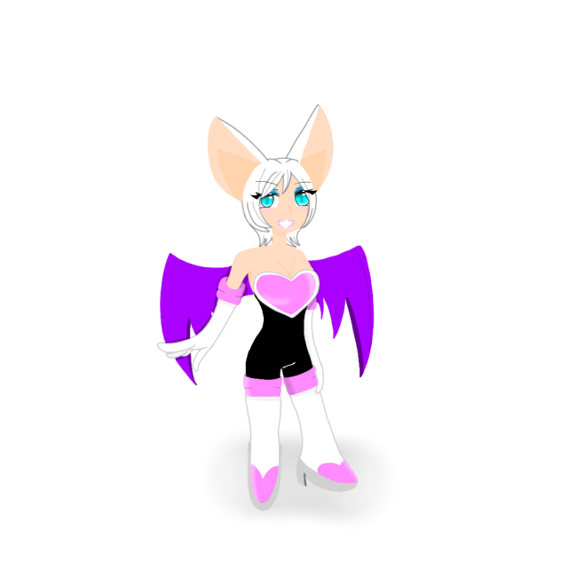 Rouge as a human - ibisPaint