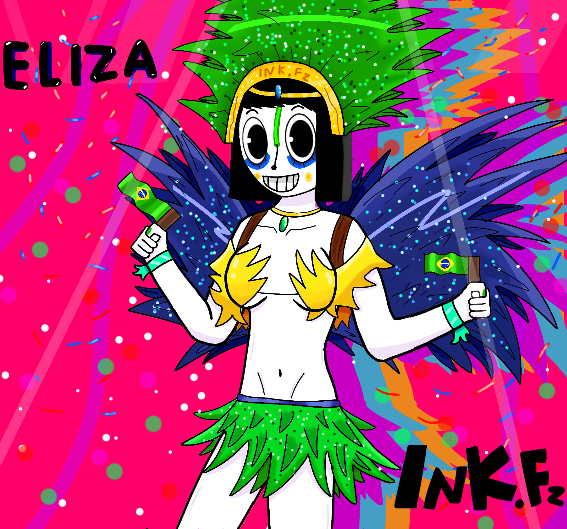 Eliza no carnaval - ibisPaint