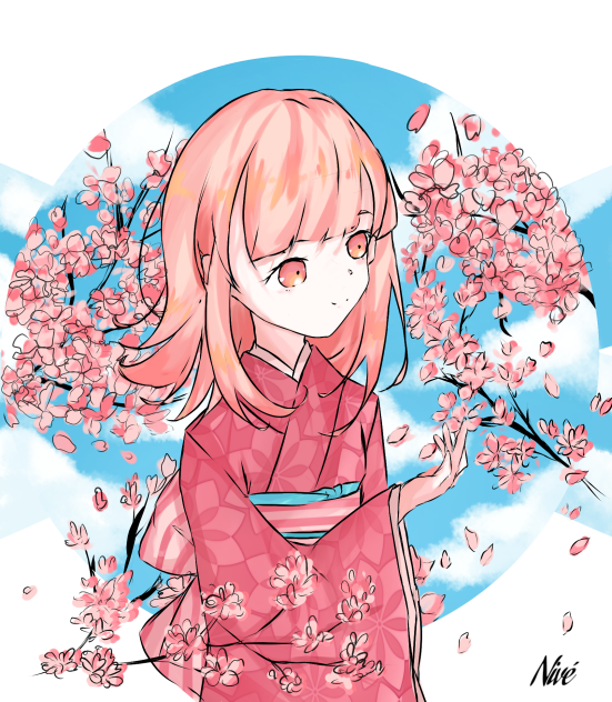 chiaki nanami [kimono] - ibisPaint