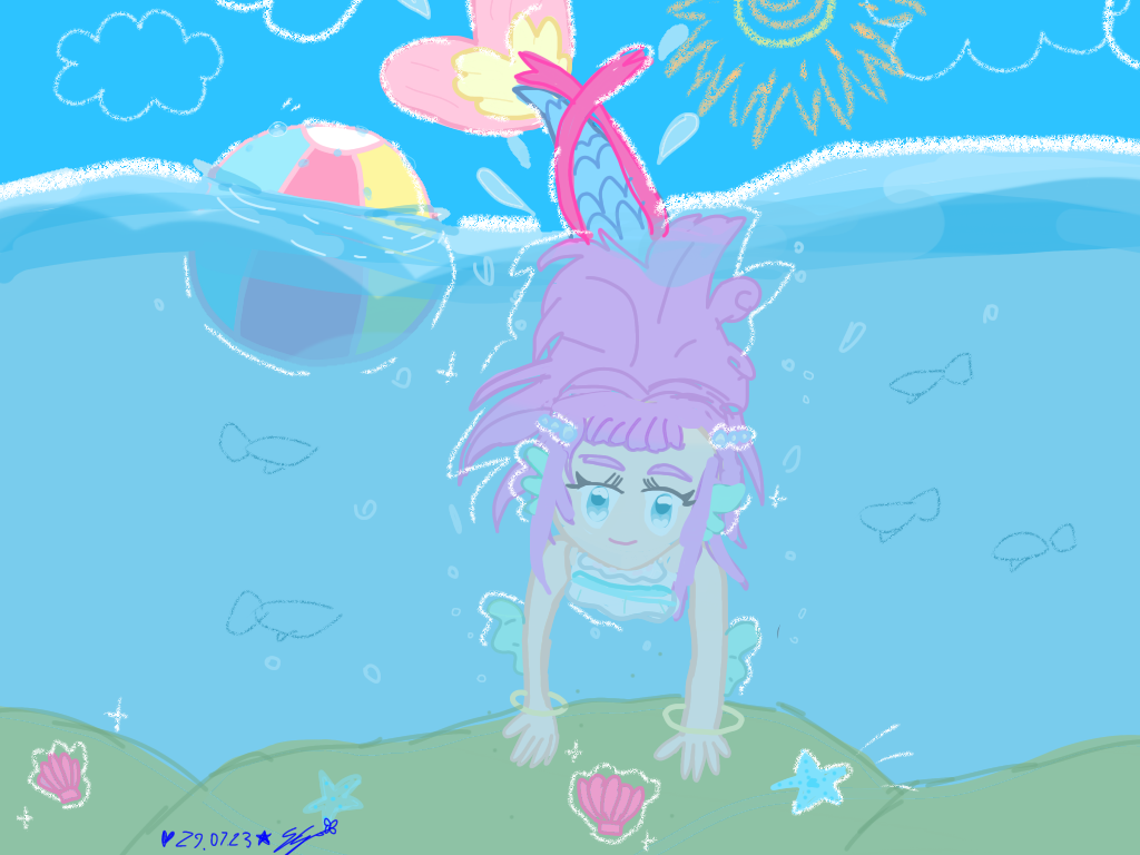 🫧🐚LaMer Dive💦🌊 - ibisPaint