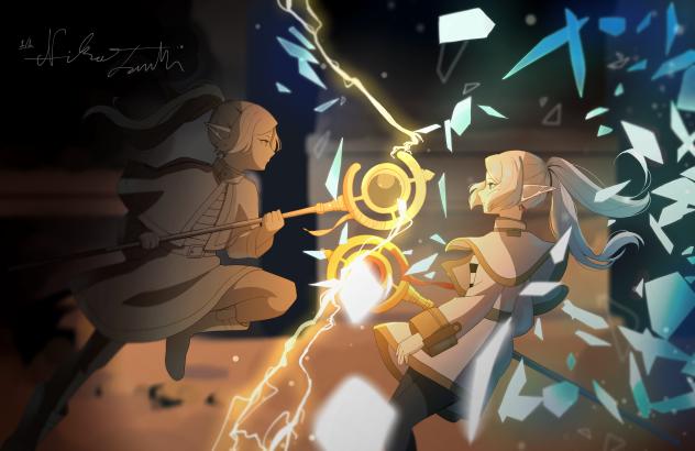 Frieren vs. Frieren - ibisPaint