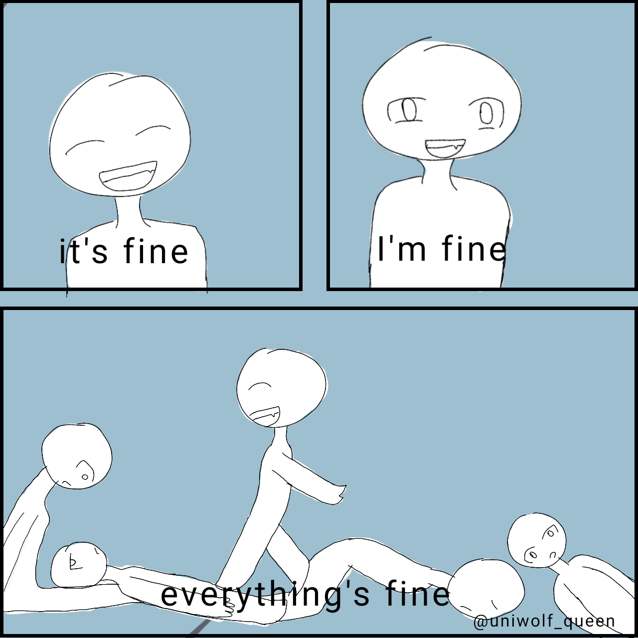 everything's fine - ibisPaint