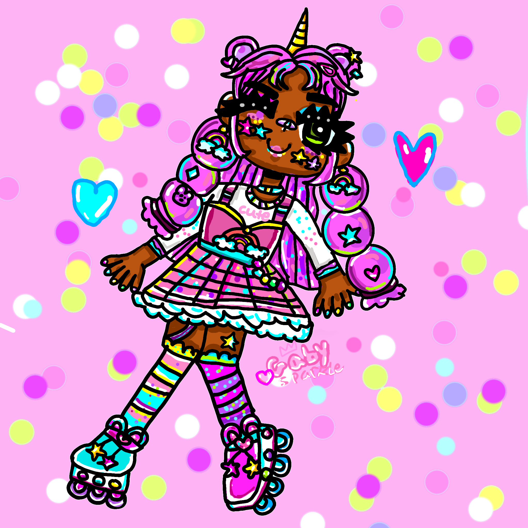 kawaii gummy bear girl - ibisPaint