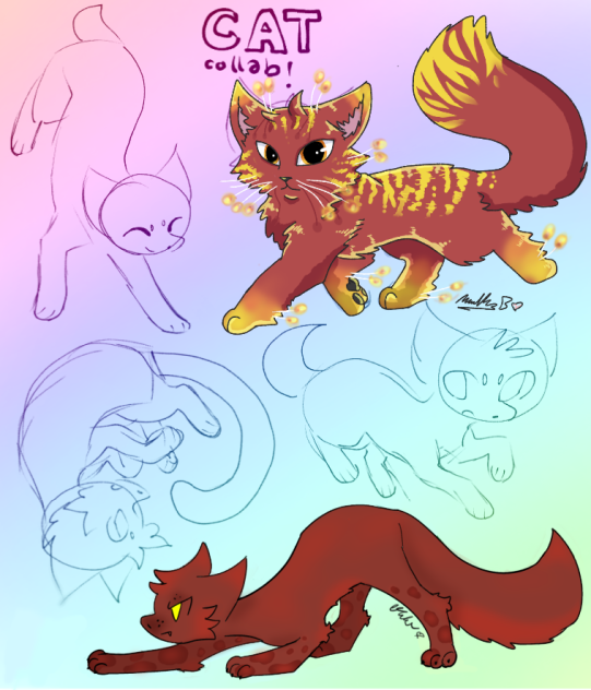 Cat collab - ibisPaint