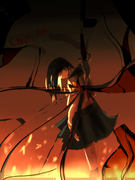 Hanging by a Thread - ibisPaint