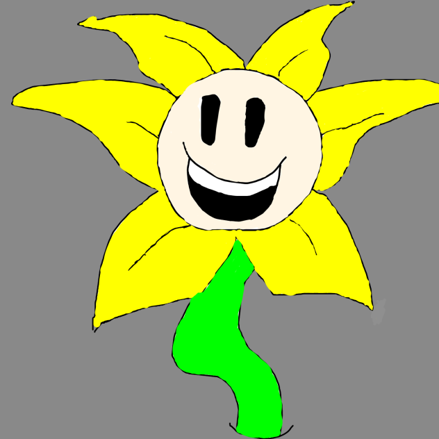 Flowey the flower speed art - ibisPaint