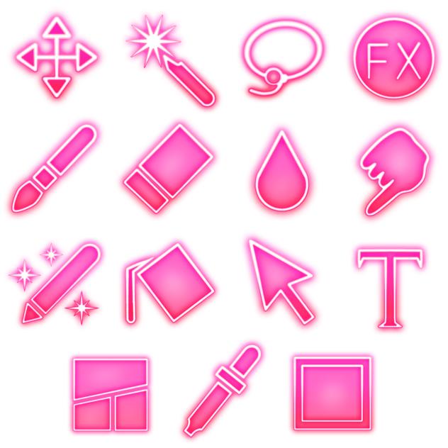 Ibis Paint tools neon signs 4b - ibisPaint