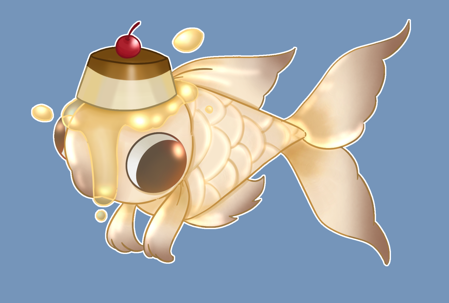 Gold fish ( ) - ibisPaint