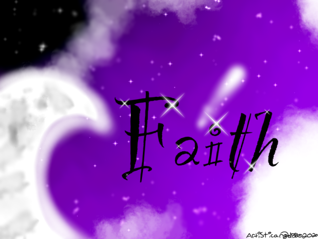 Purple Galaxy Background (Faith) - Speed - ibisPaint