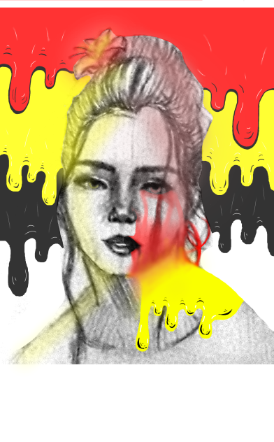 red, yellow and black - ibisPaint