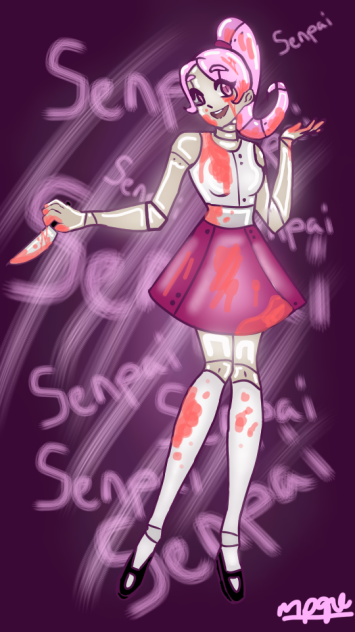 yandere robot Oc - ibisPaint