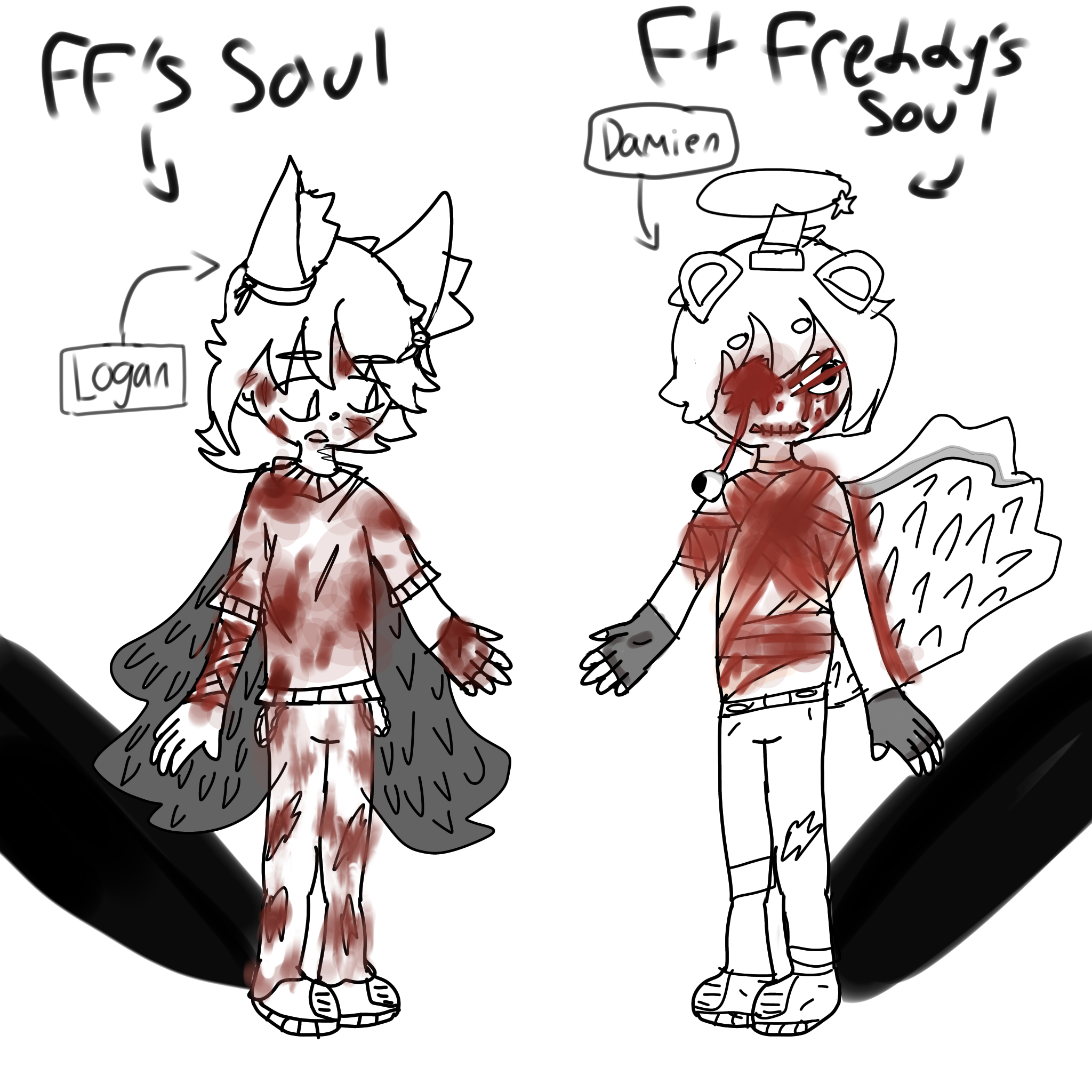 FF and Ft Freddy’s souls - ibisPaint
