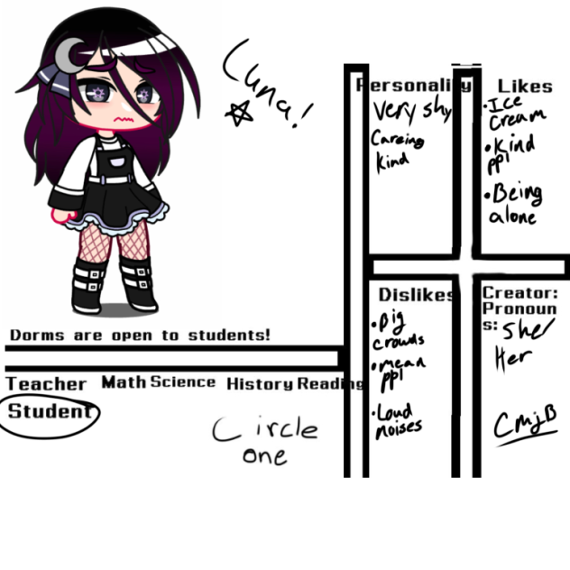 Luna ibis school sheet - ibisPaint