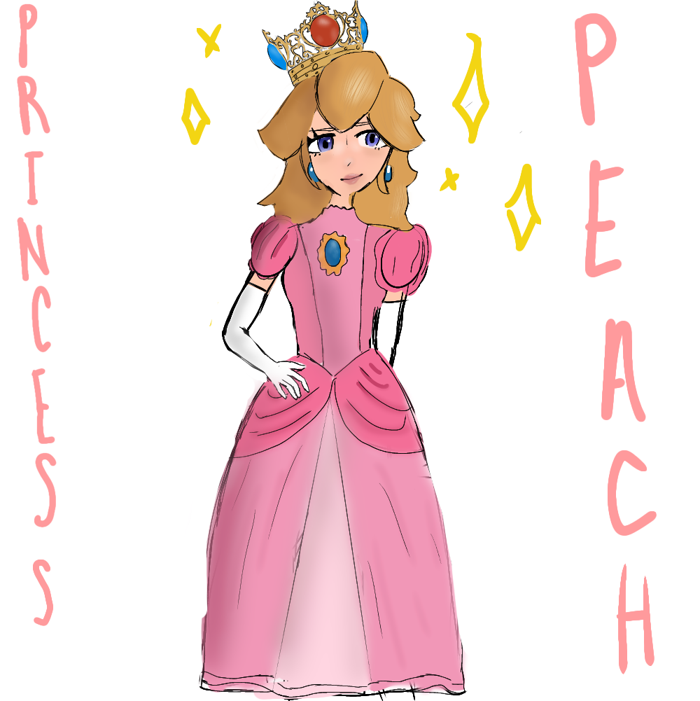 Princess peach - ibisPaint