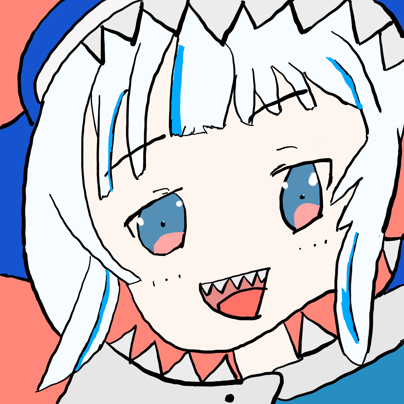 Gawr gura - ibisPaint