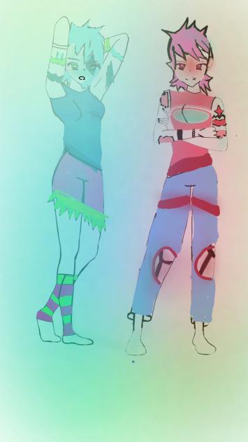 Redraw besties characters - ibisPaint