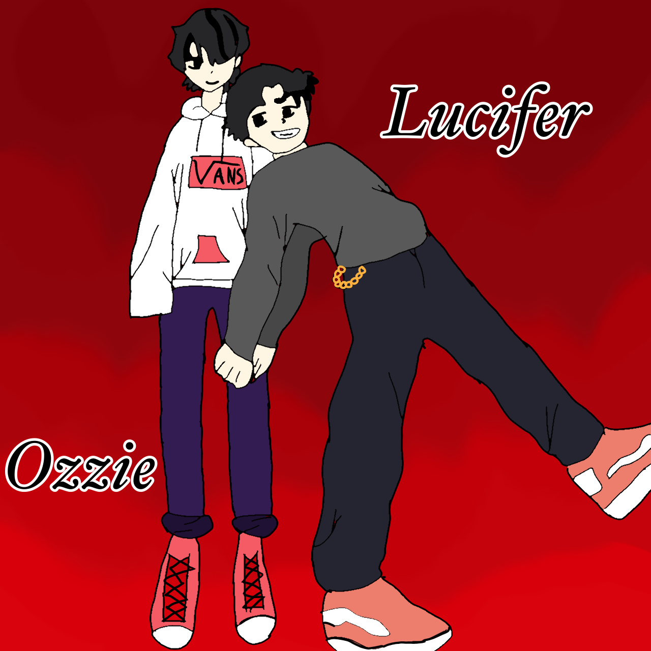 Ozzie and Lucifer - ibisPaint