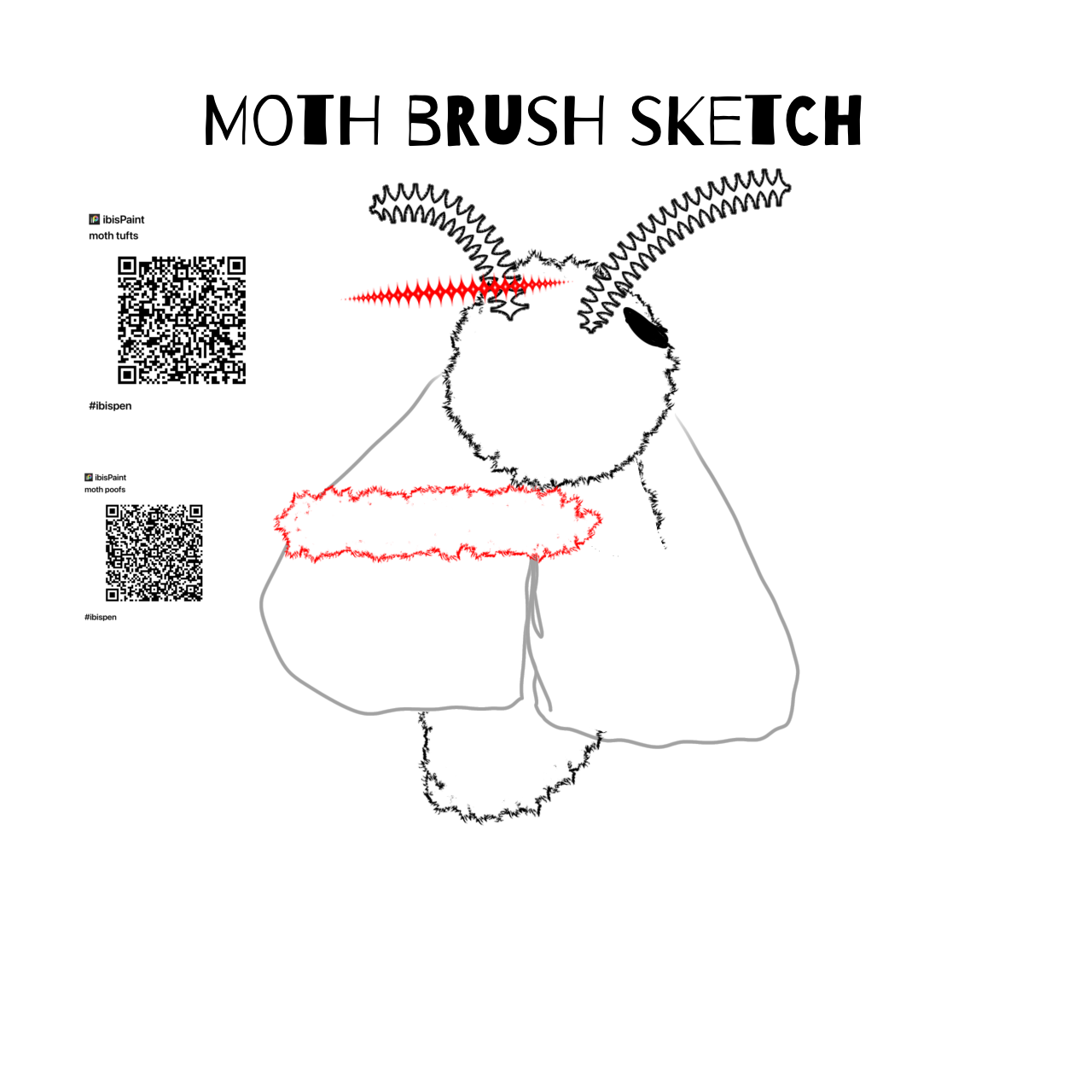 Moth brushes - ibisPaint
