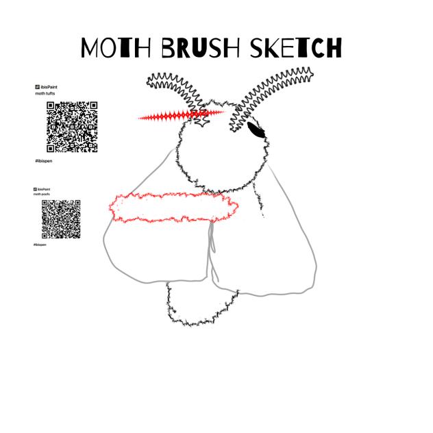 Moth brushes - ibisPaint