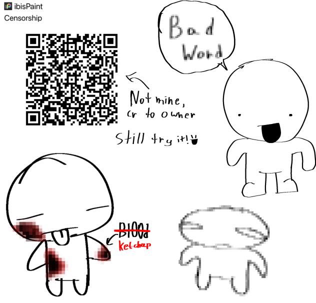 Censorship brush - ibisPaint