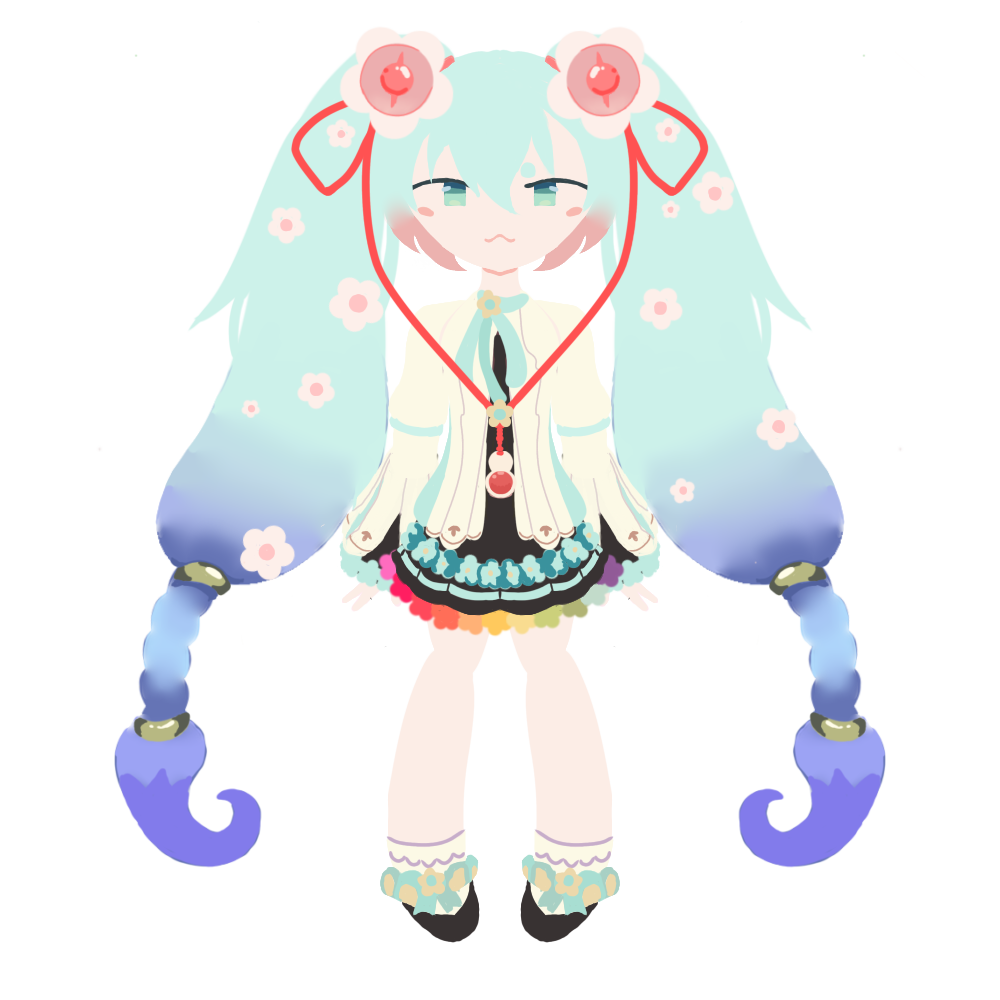 Creation myth miku model. - ibisPaint