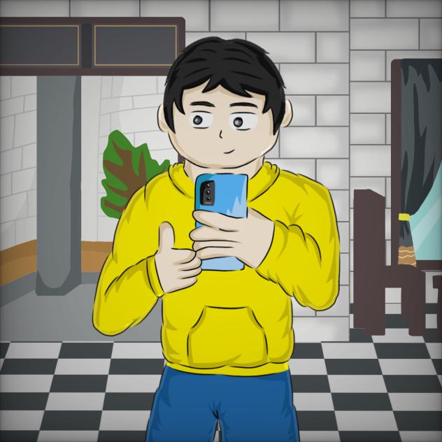 The Author Selfie - ibisPaint
