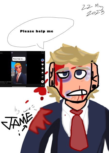 Business man from taxi master game - ibisPaint