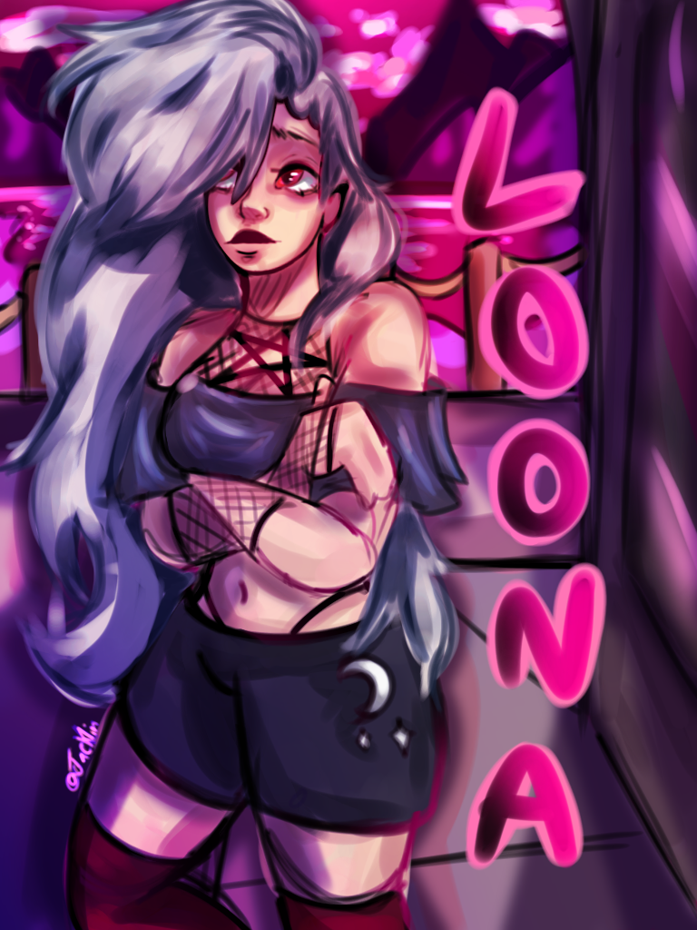 Loona from helluva boss - ibisPaint