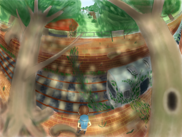 Early Summer ~abandoned station~ - ibisPaint