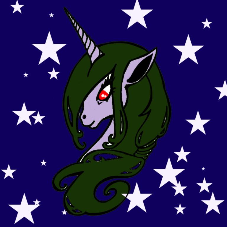 nightmare unicorn - ibisPaint