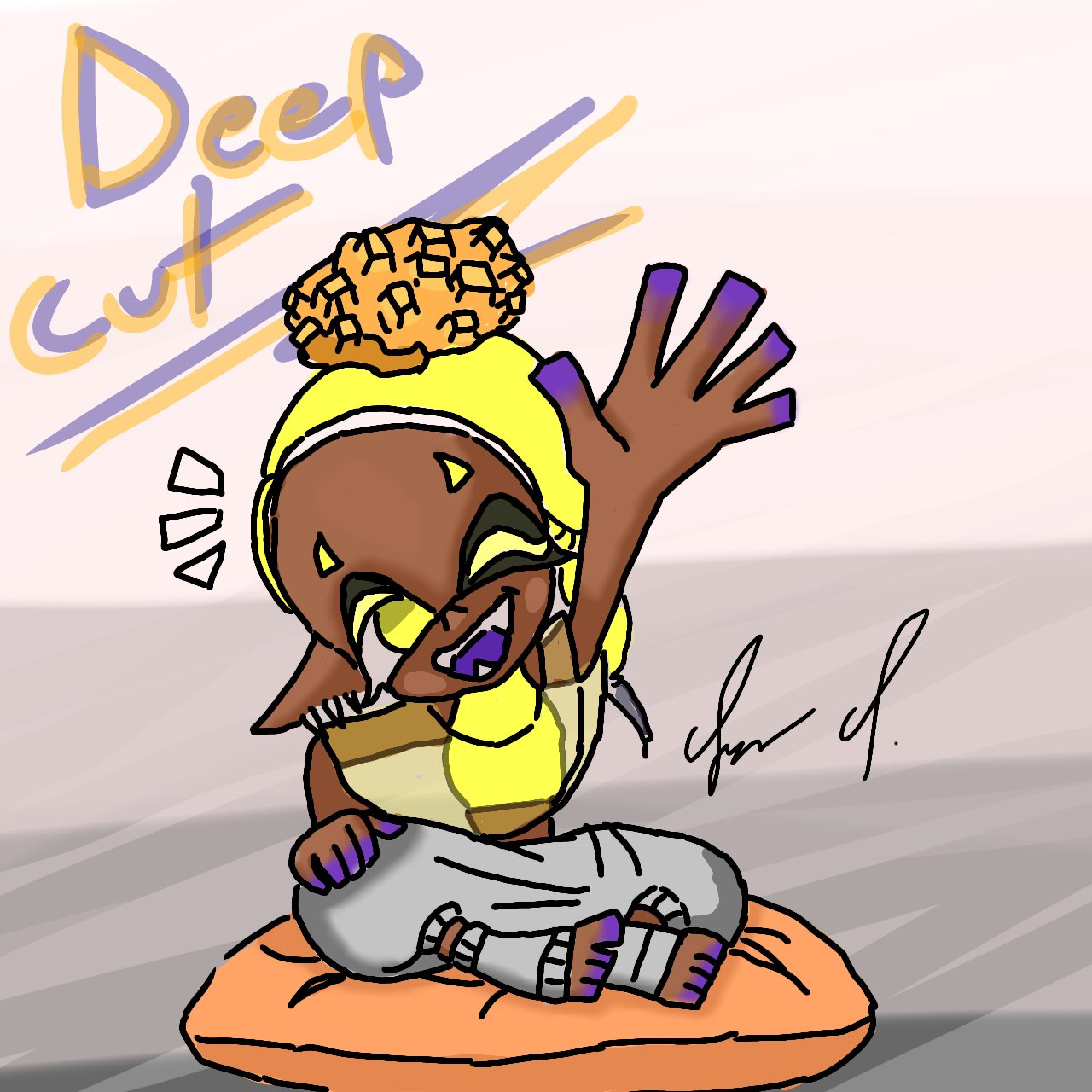 Deep cut crew! (from splatoon 3) - ibisPaint