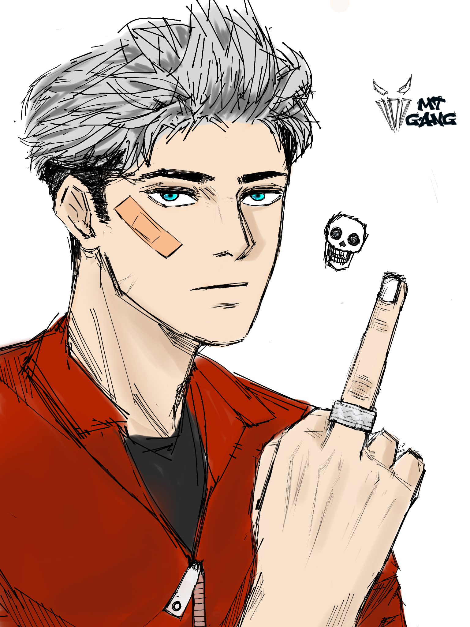 my oc name zack - ibisPaint